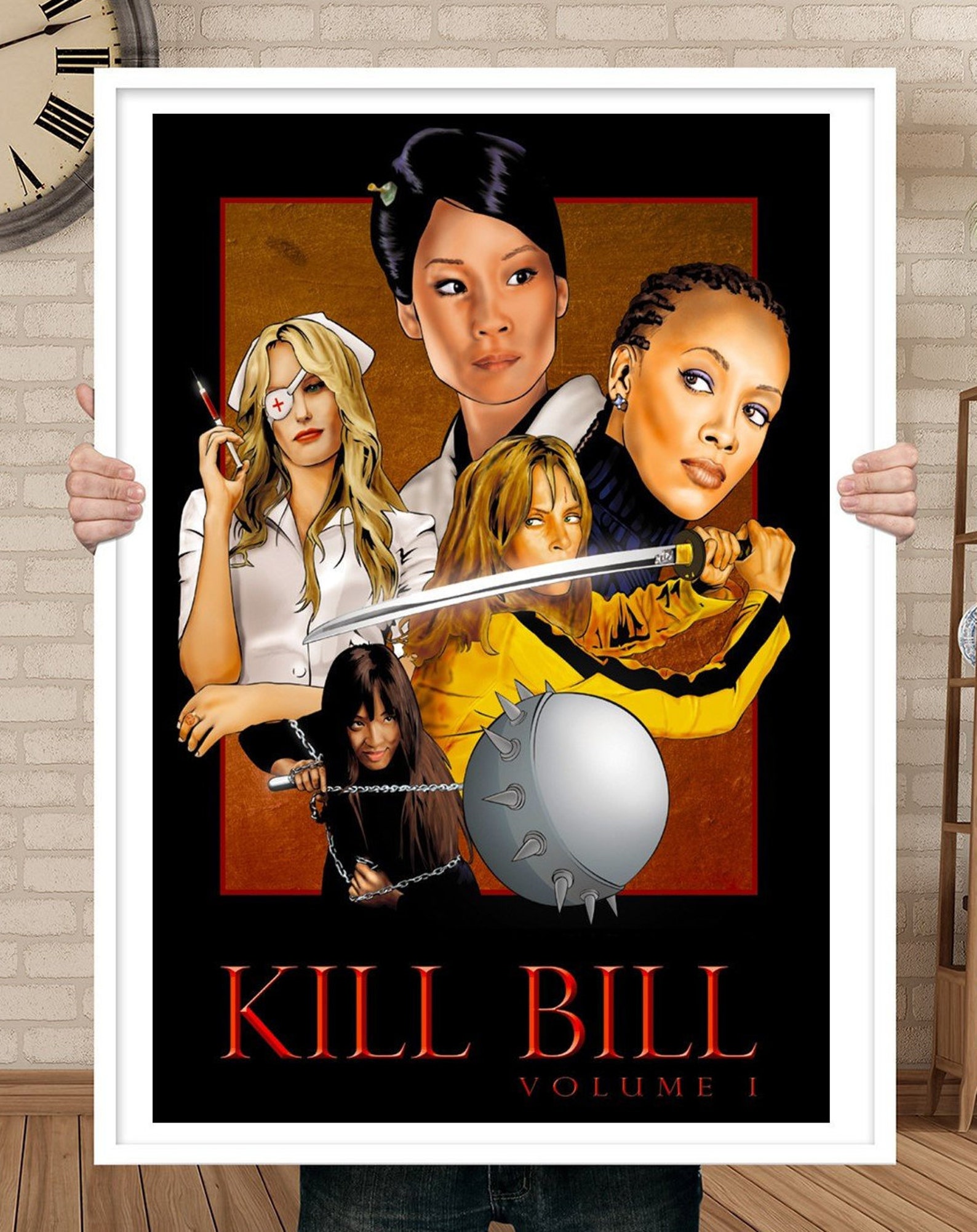Kill Bill Poster Movie Poster Art Home Decor Bedroom Poster | Etsy