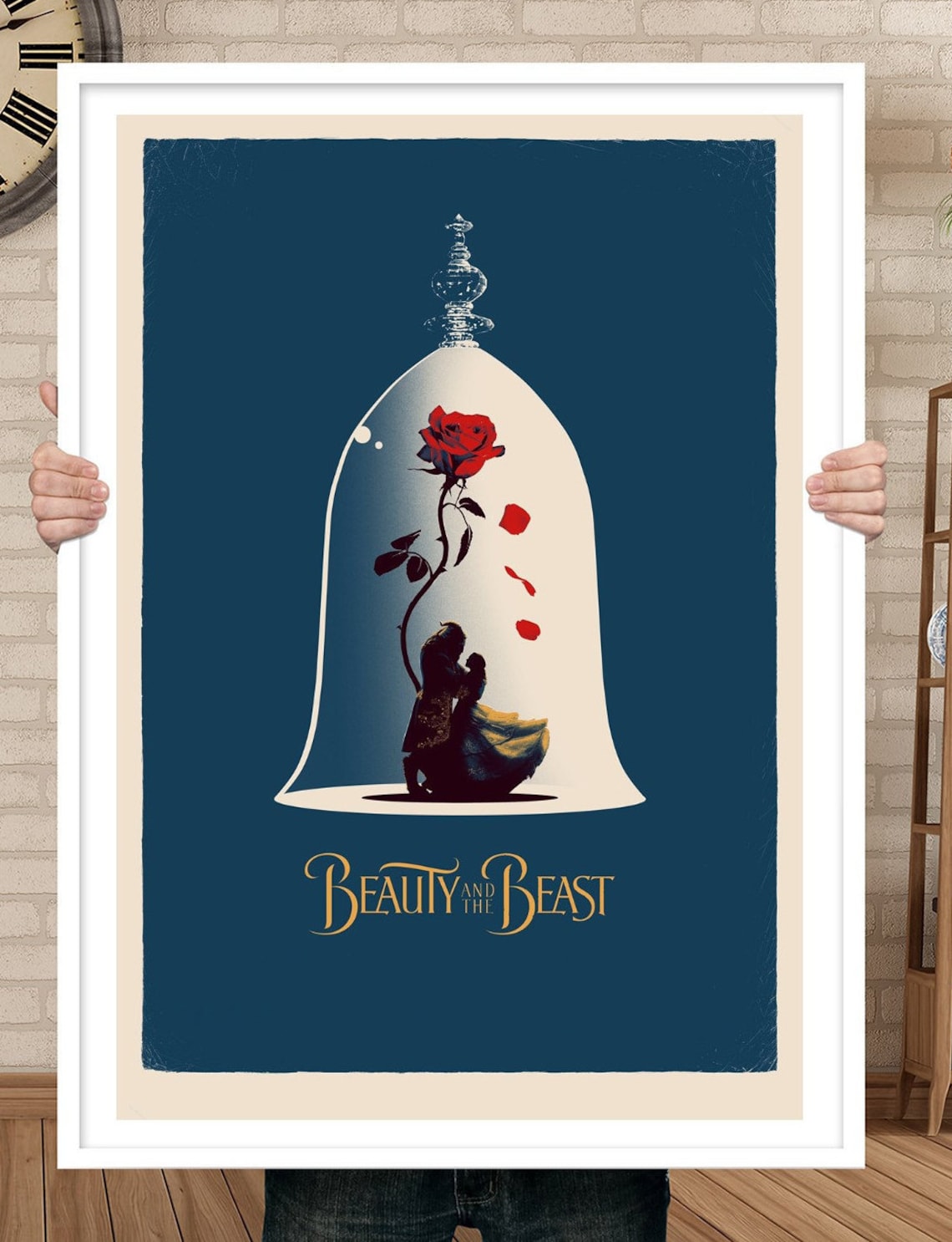 Beauty and the Beast Poster Movie Poster Art Home Decor - Etsy