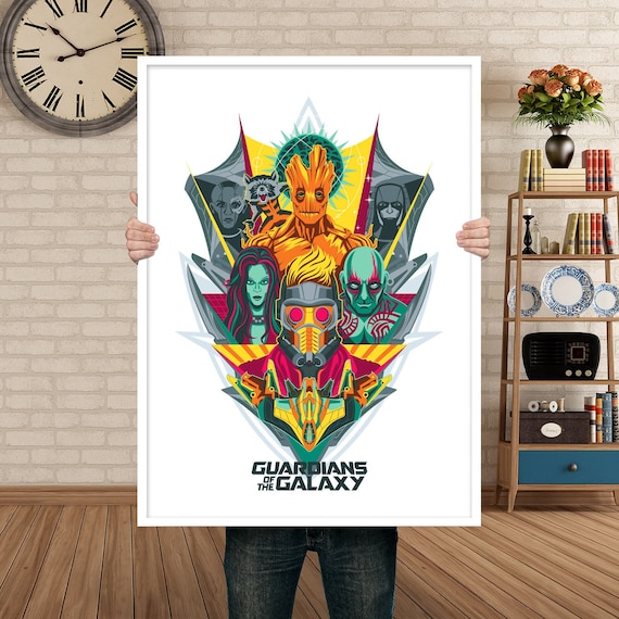 Guardians of the Galaxy Poster Movie Poster Art Home Decor | Etsy