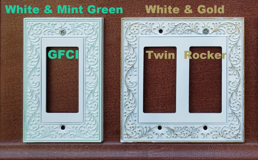 Budding Vines Art Deco Light Switch, Rocker Style Light Switch ...