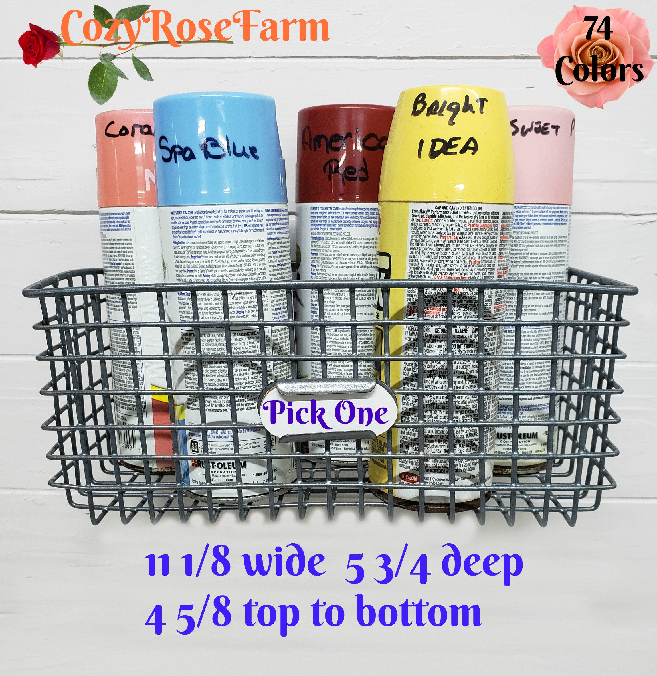 Wall Mount Wire Basketchicken Wire Basket Storage Basket - Etsy