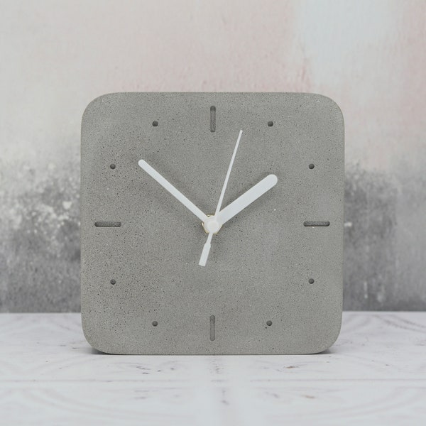 Concrete Clock - Etsy