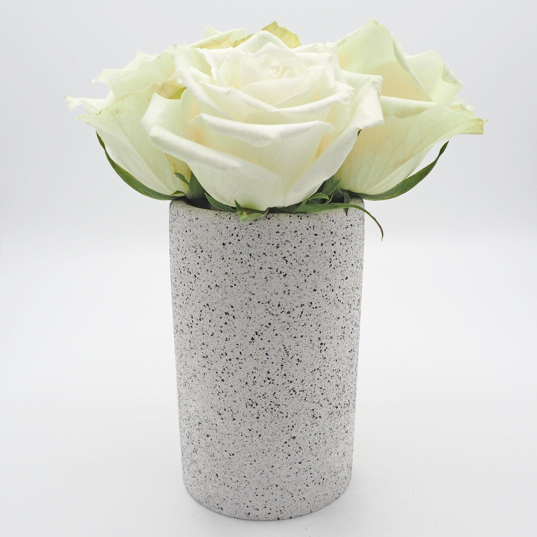 Jesmonite Vase, Table Centre-piece, Jesmonite Flower Pot, New Home Gift ...