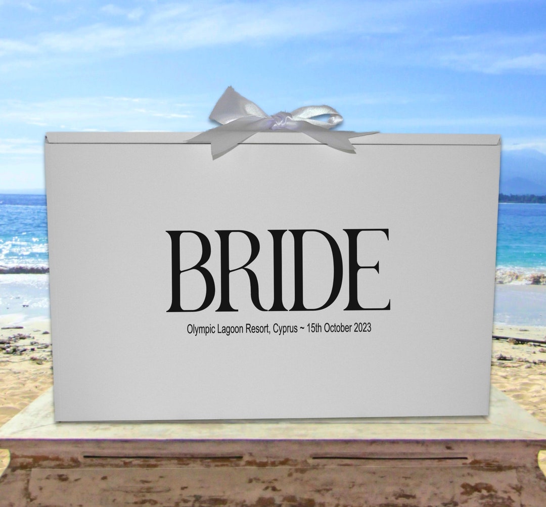 Bride Wedding Dress Box - Etsy