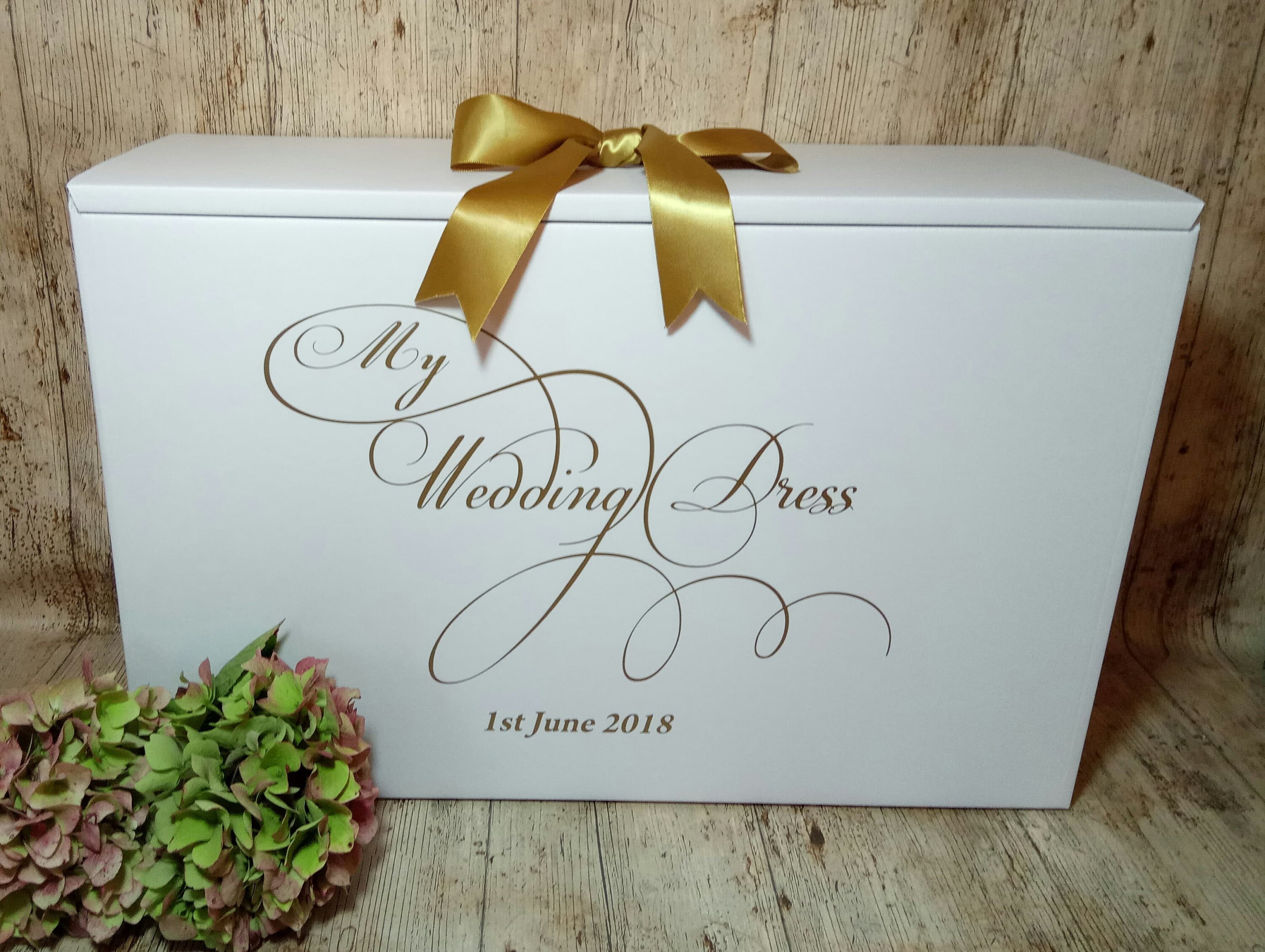 Wedding Dress Box Personalised My Wedding Dress Box | Etsy