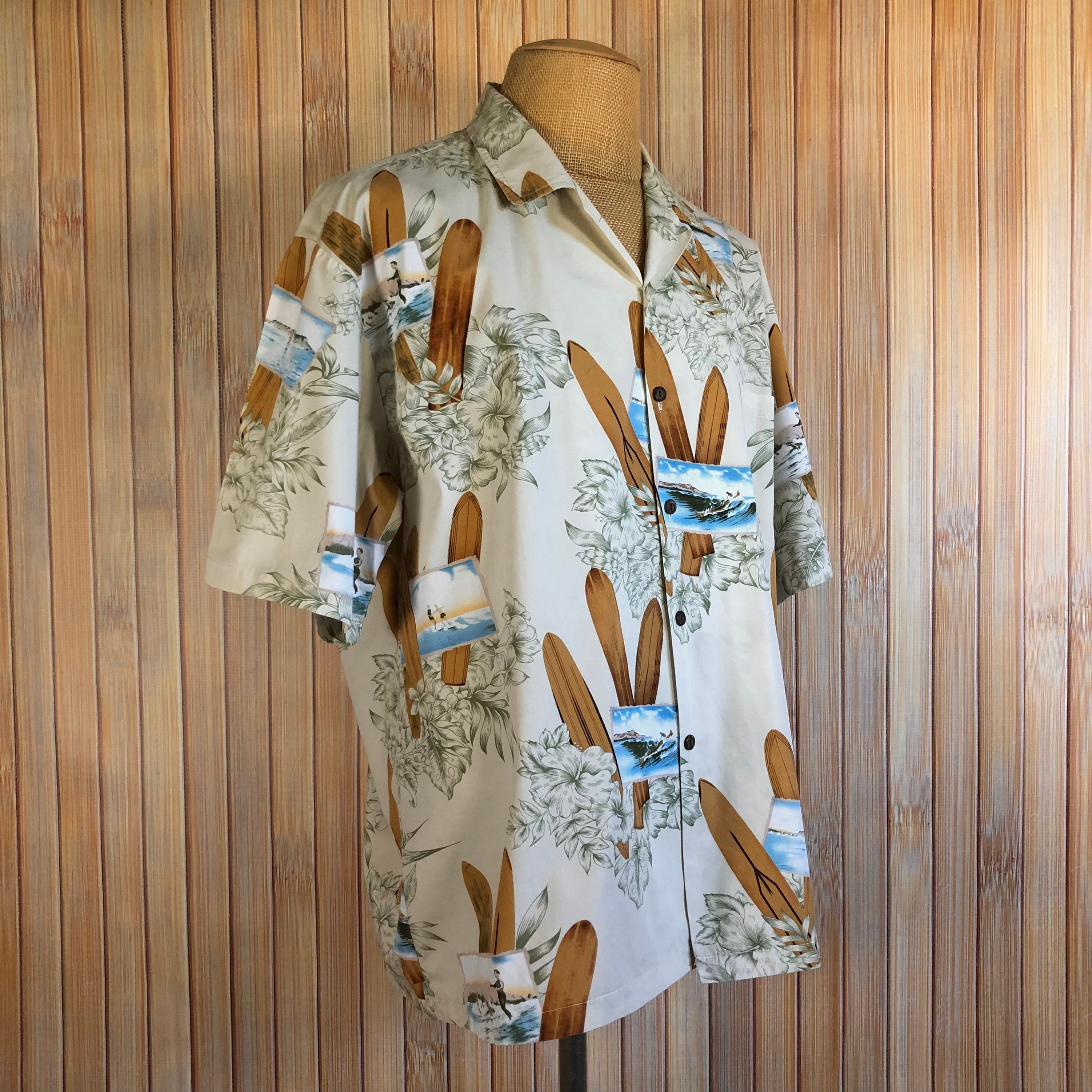 Hawaiian Shirt From Pacific Legend Apparel, Surfboard and Retro Surfing ...