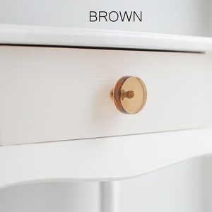 Clear Simple / See-through Colorful Modern Cabinet Knobs for Bedroom, Living Room, Nursery ...