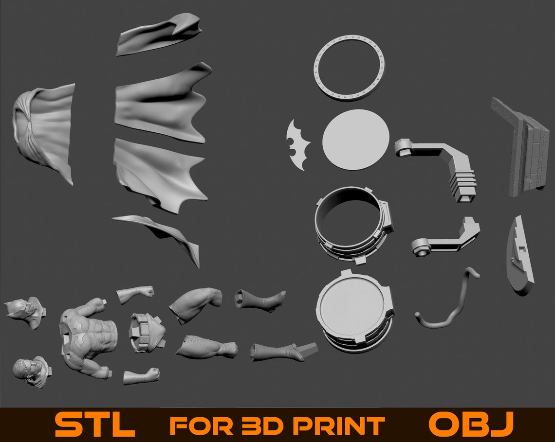 Bat 3D Print STL Files For 3D Printing Model | Etsy