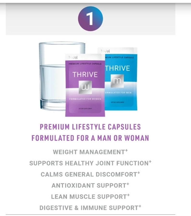 THRIVE by Le-vel 3 Day Samples - Men's/women's Available - Free ...