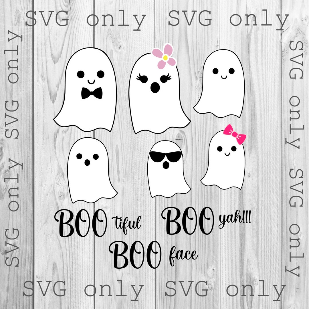 Bootiful SVG, Bootiful Family Svg, Halloween Family Svg, Cute Ghost Svg ...