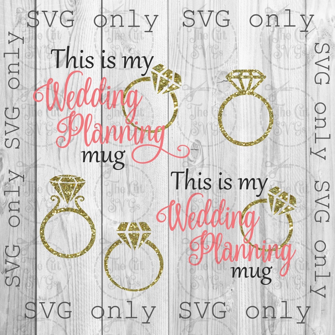 Bride Svg Wedding Planning Mug SVG Wedding SVg I Said Yes | Etsy