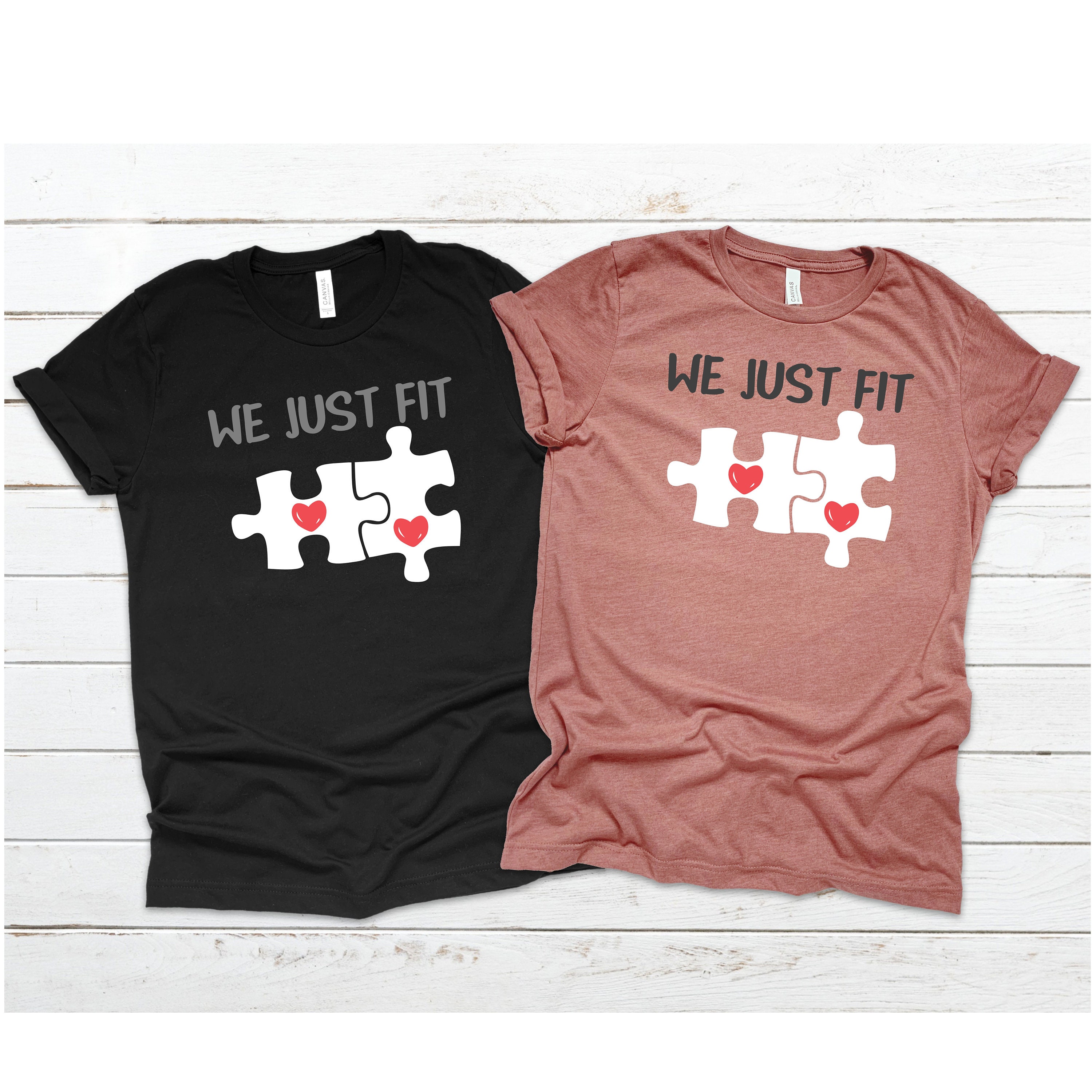 We Just Fit Svg Puzzle Couples Svg Valentine Svg Love More - Etsy