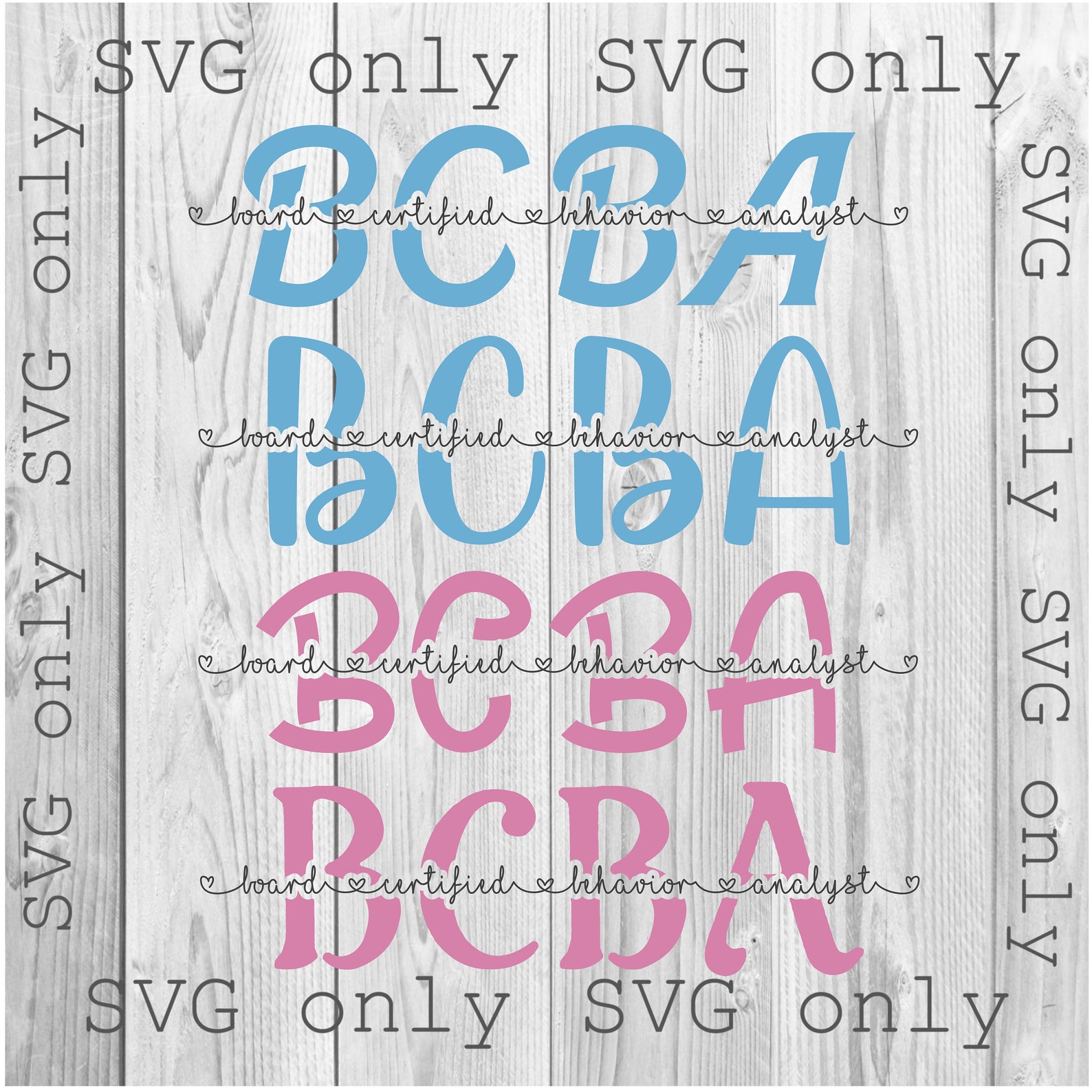 ABA Svg Behavioral Therapy Svg RBT Svg BCBA Svg Autism - Etsy