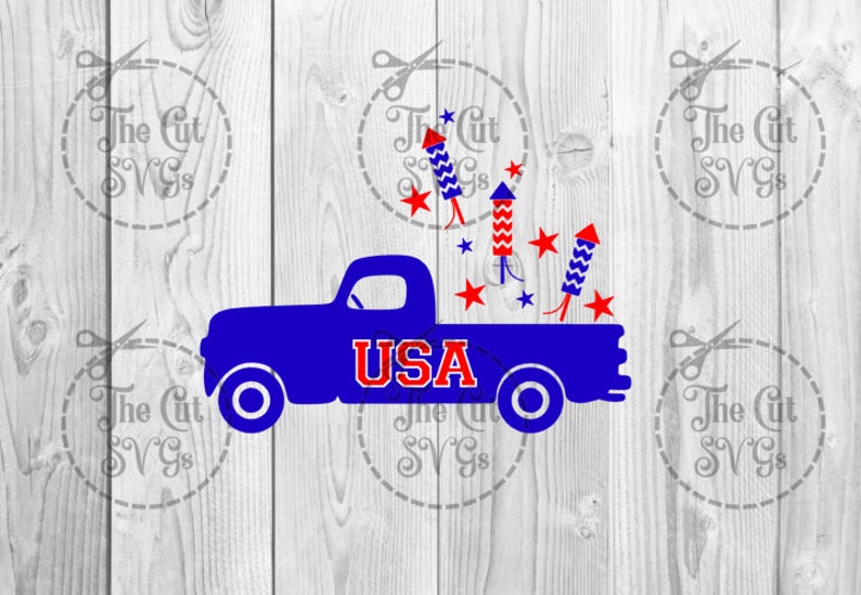 USA Svg Usa Truck Svg Vintage Truck Svg Truck Svg 4th of - Etsy