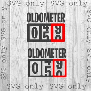 Oldometer Svg, Birthday Svg, 50th Birthday Svg, Oldometer 50 Svg ...