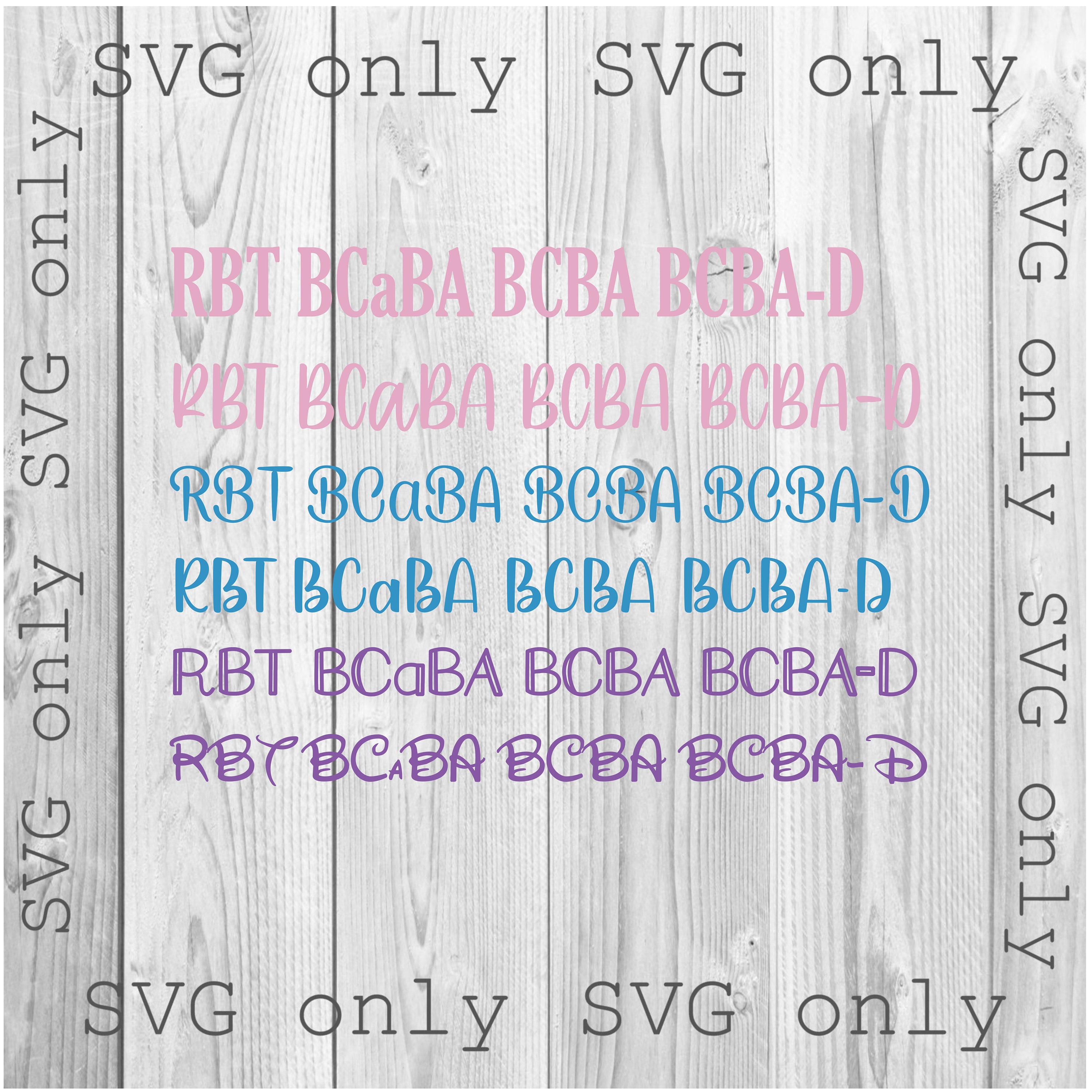 ABA Svg Behavioral Therapy Svg RBT Svg BCBA Svg Autism - Etsy Canada