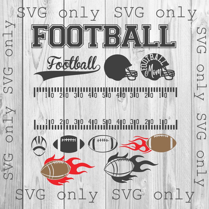 Football Field Lines Svg - Etsy