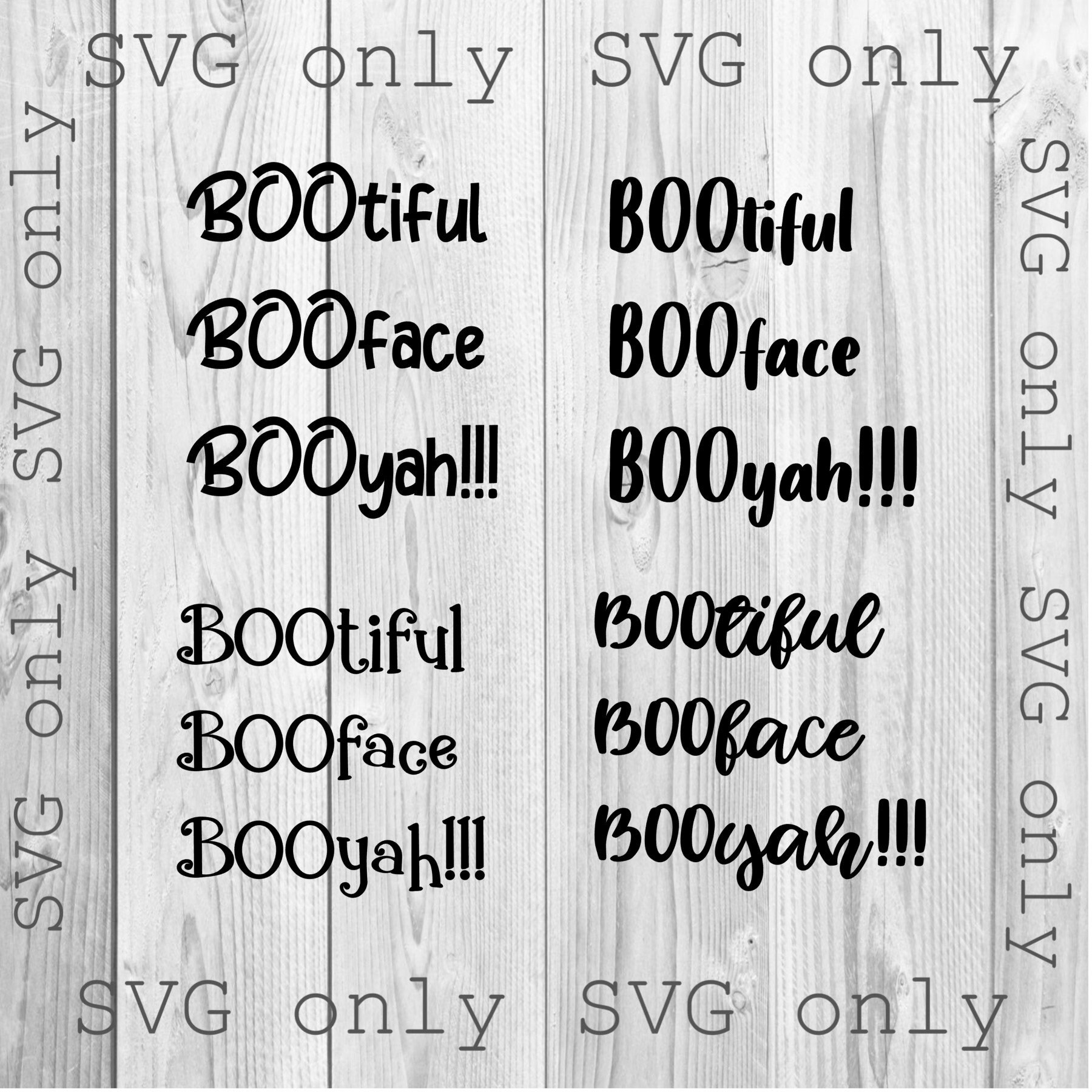 Bootiful SVG, Bootiful Family Svg, Halloween Family Svg, Cute Ghost Svg ...