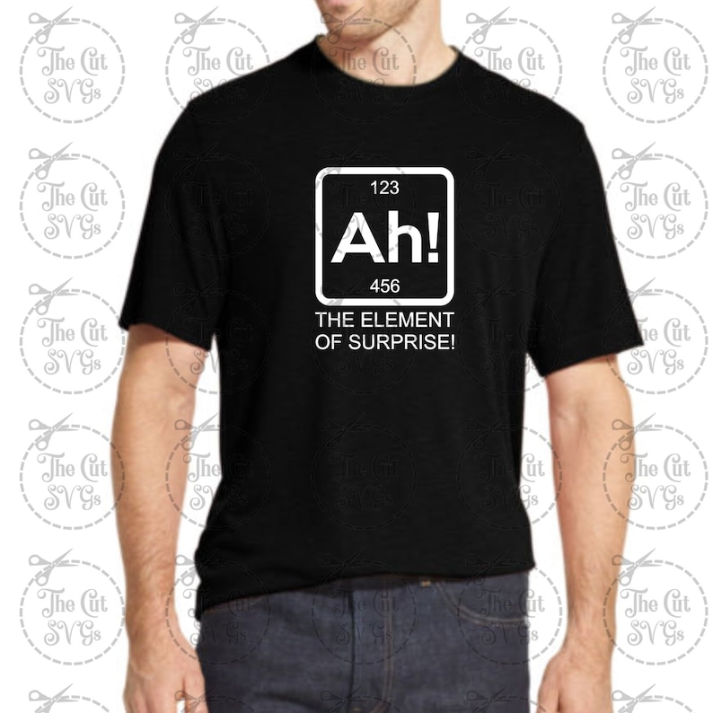 Ah Element of Surprise SVG Periodic Table SVG Funny | Etsy
