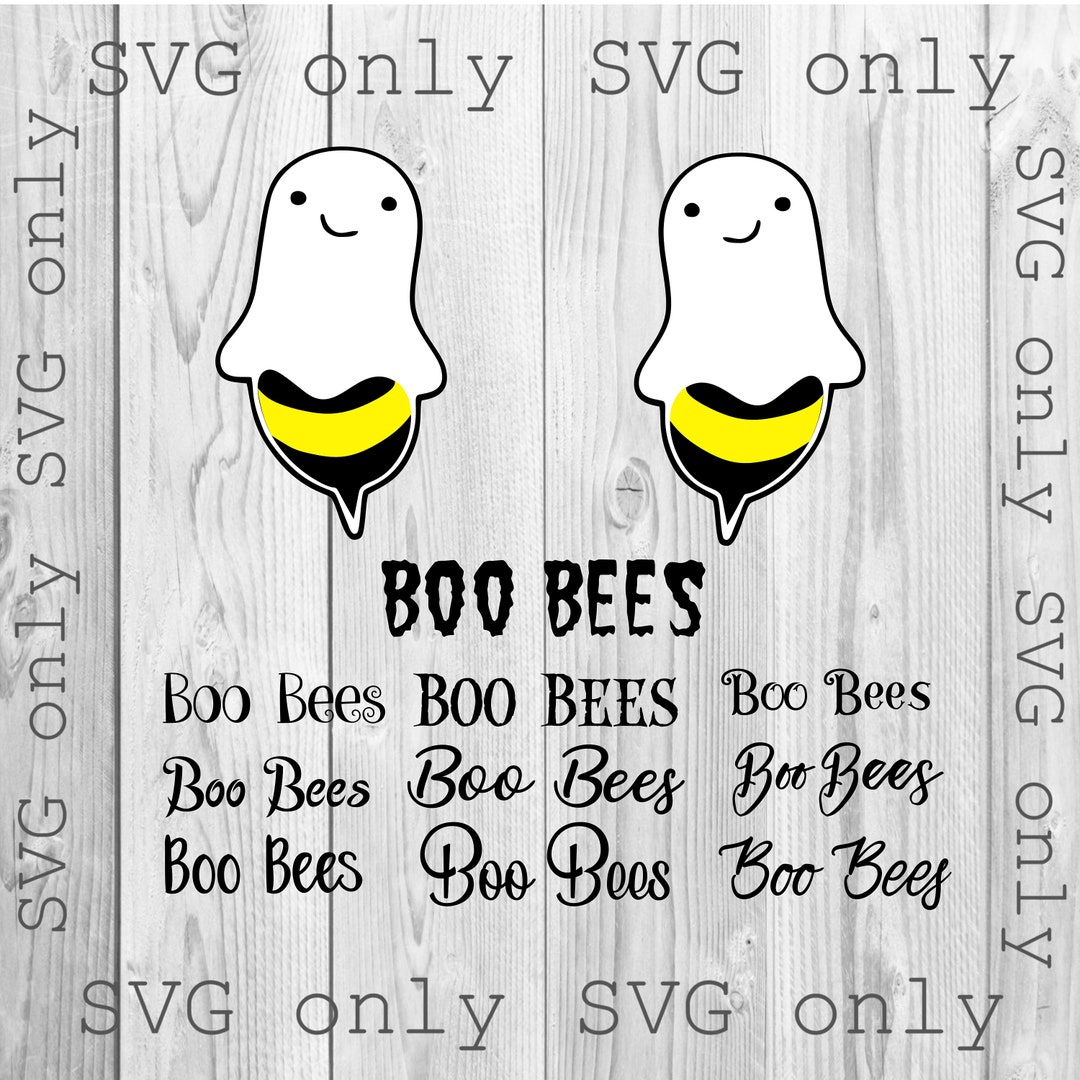 Boobees SVG, Halloween Svg, Boo Bees Svg, Witch Svg, Funny Halloween ...