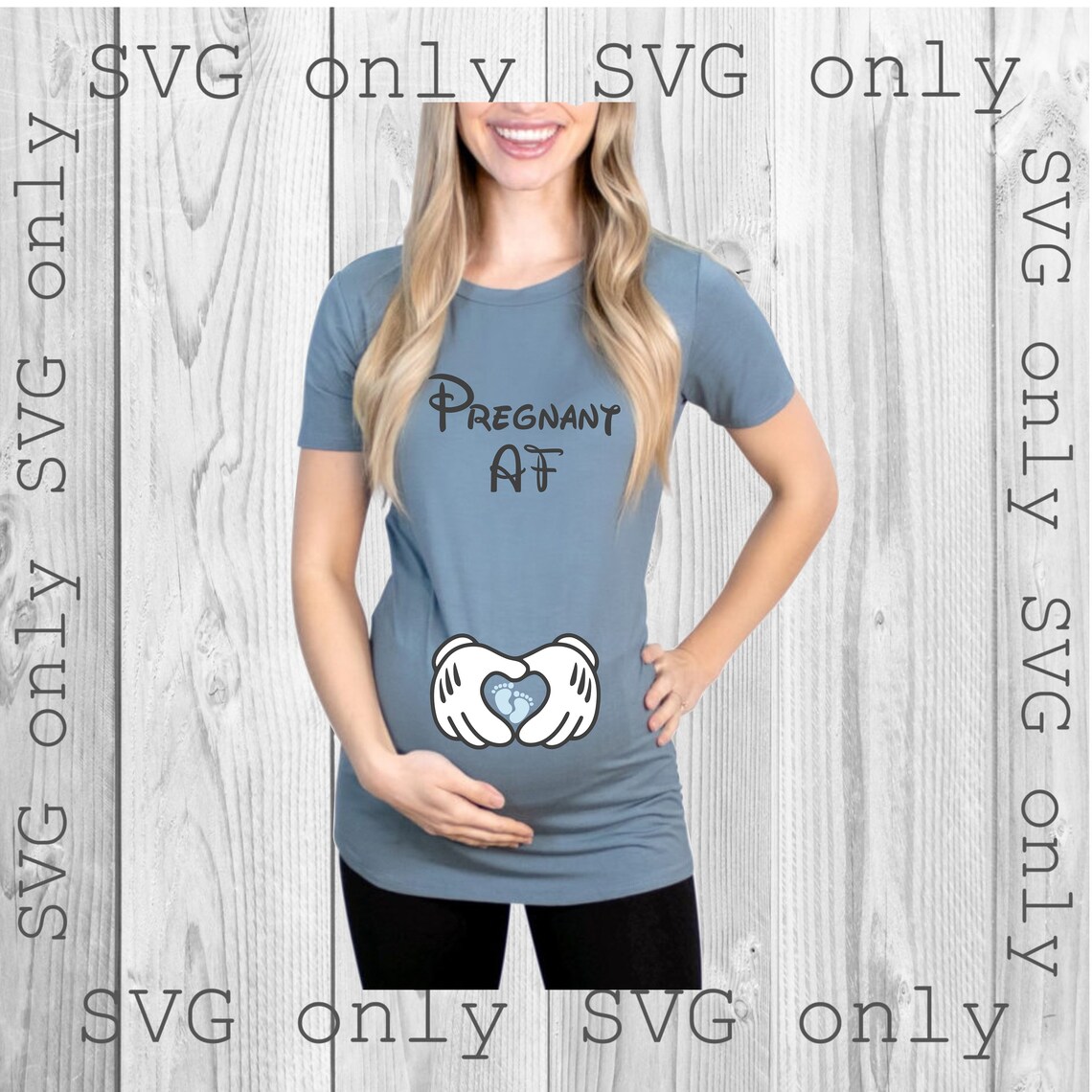 Pregnant AF Svg Snacking for Two Svg Maternity Svg Pregnant - Etsy
