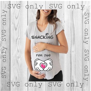 Pregnant AF Svg, Snacking for Two Svg, Maternity Svg, Pregnant Svg, I'm ...