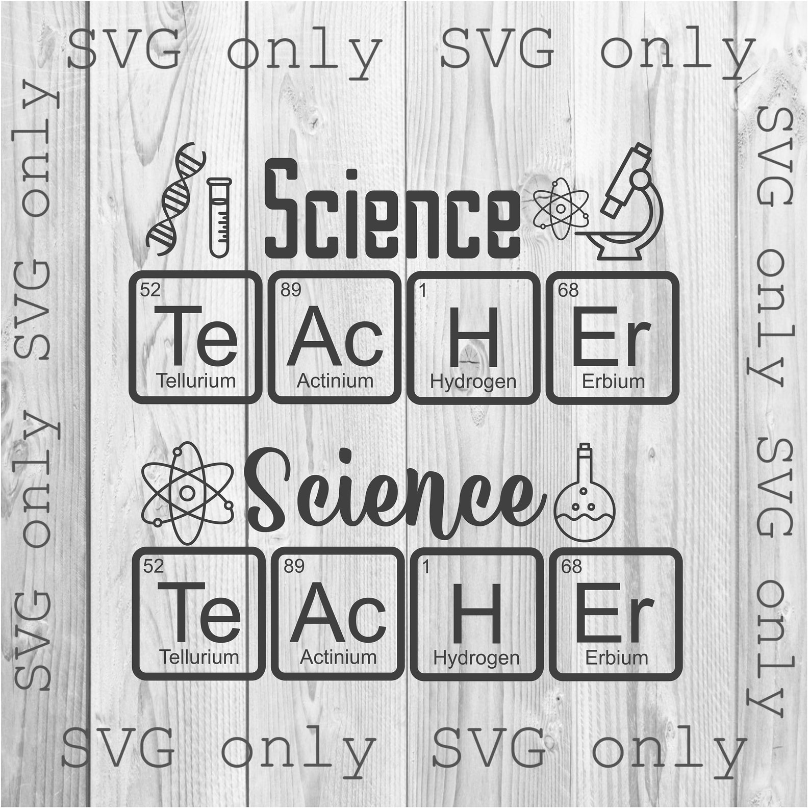 Science Teacher Svg Teacher Periodic Table Svg Teacher Svg - Etsy