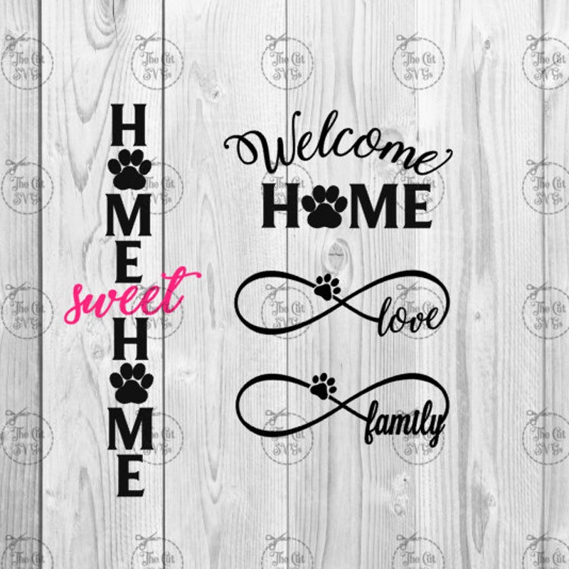 Infinity Paw Svg - Etsy