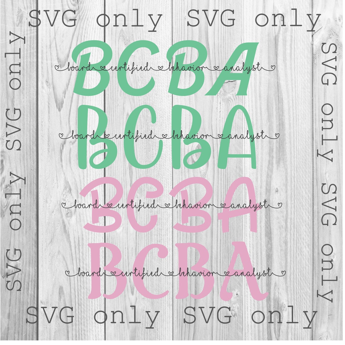 ABA Svg Behavioral Therapy Svg RBT Svg BCBA Svg Autism - Etsy