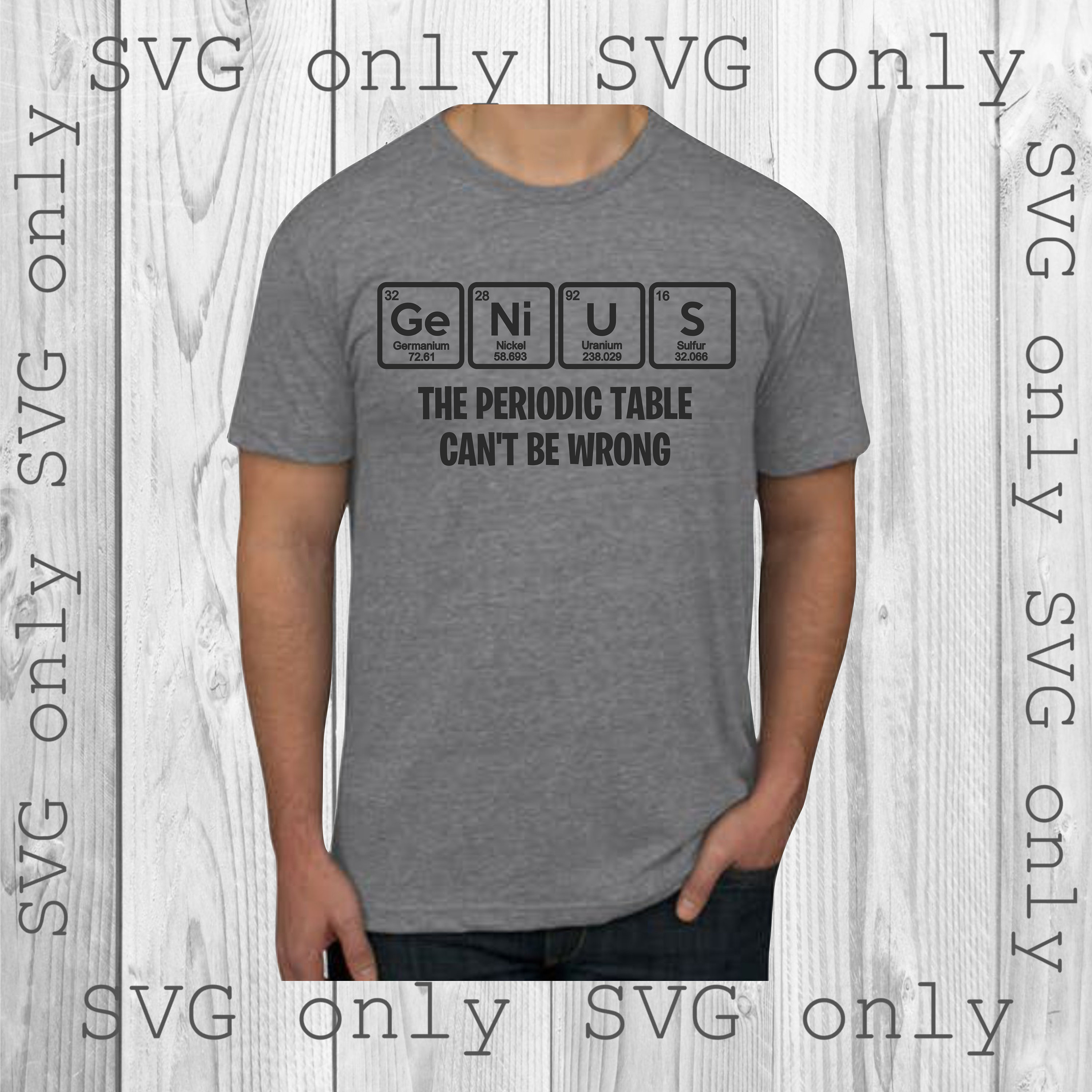 Genius SVG Genius Periodic Table SVG Dad Svg Periodic Table - Etsy Canada