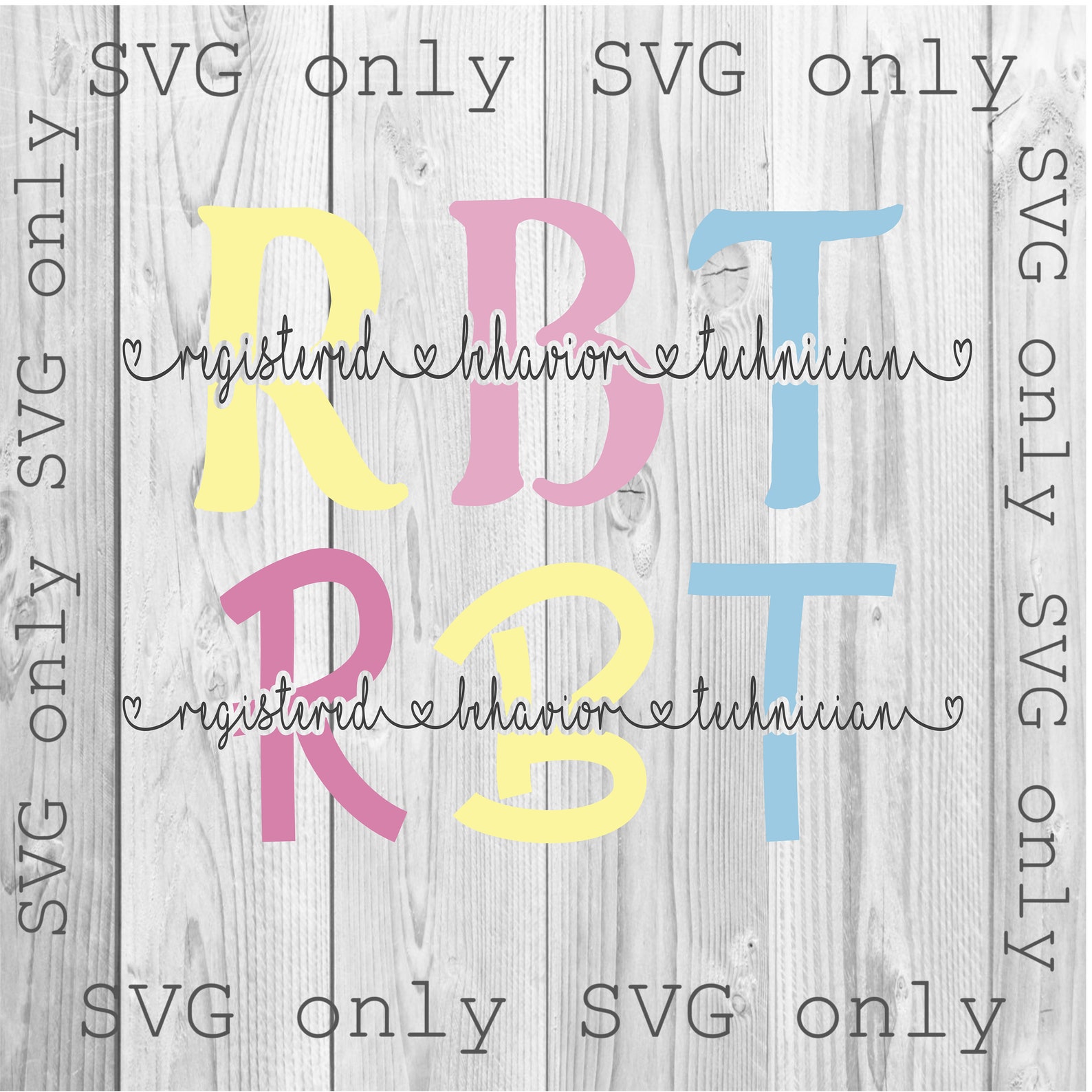 ABA Svg Behavioral Therapy Svg RBT Svg BCBA Svg Autism - Etsy