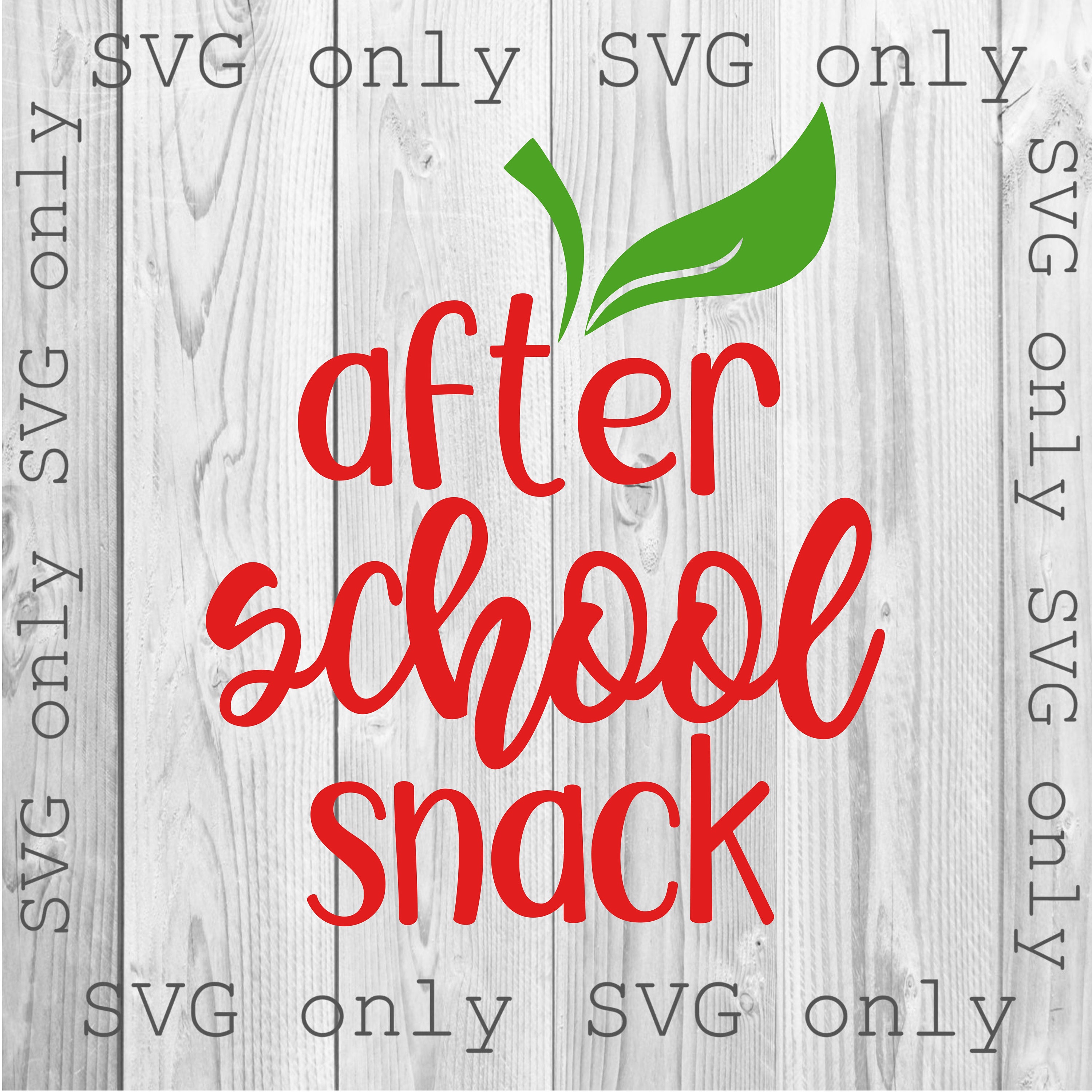 Teacher Svg After School Snack SVG Apple SVG Teacher Apple - Etsy