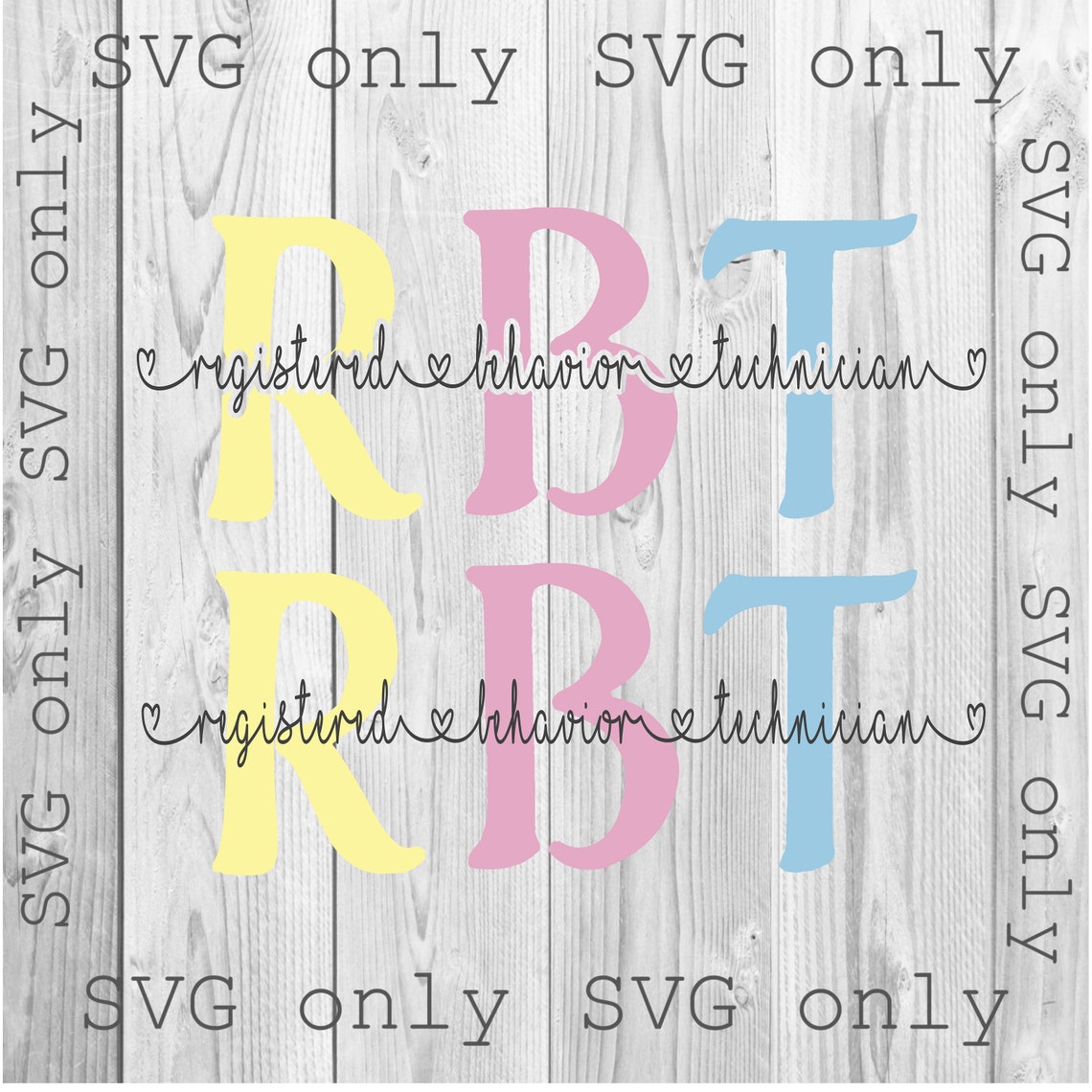 ABA Svg Behavioral Therapy Svg RBT Svg BCBA Svg Autism - Etsy