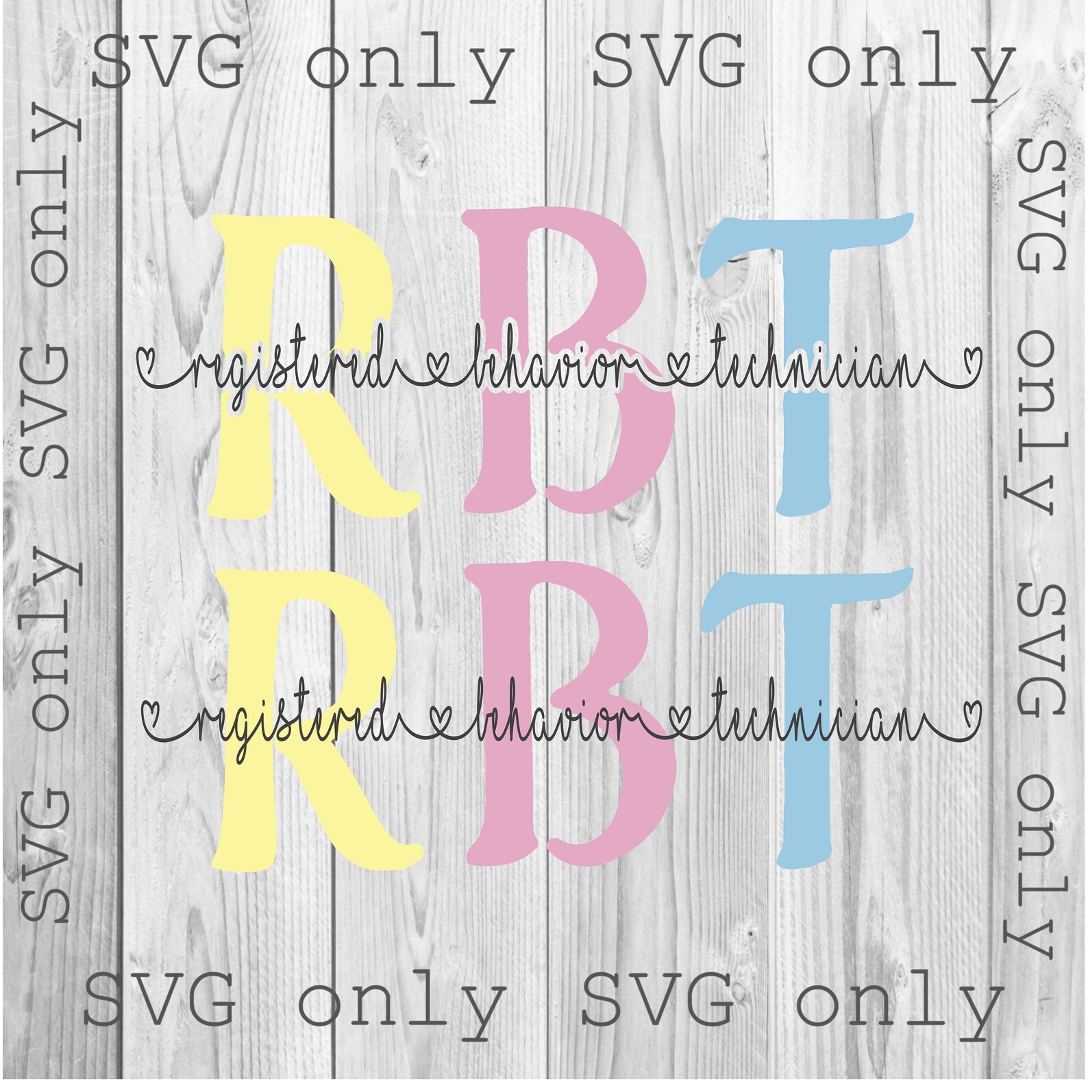 ABA Svg Behavioral Therapy Svg RBT Svg BCBA Svg Autism - Etsy