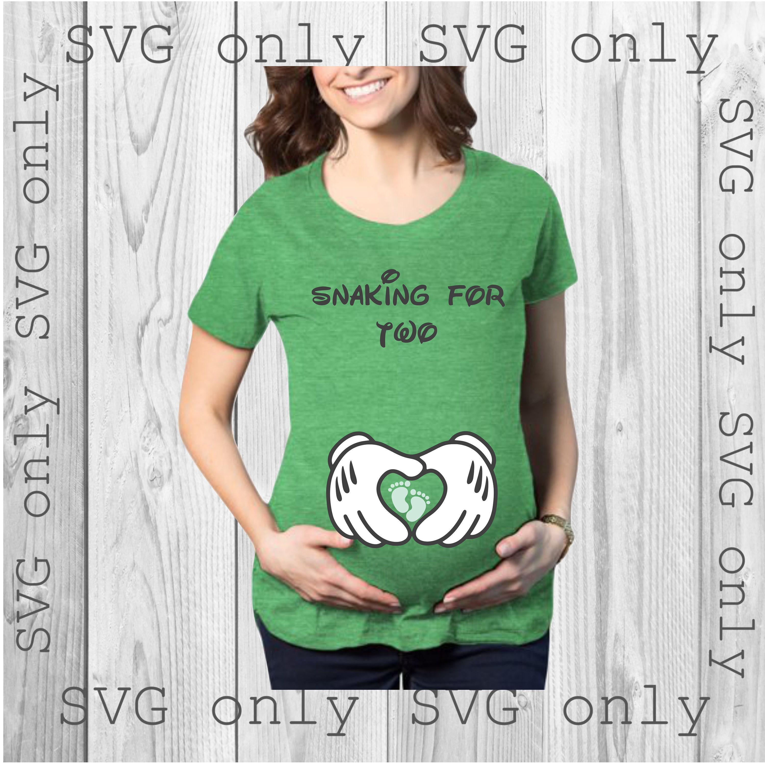 Pregnant AF Svg Snacking for Two Svg Maternity Svg Pregnant - Etsy