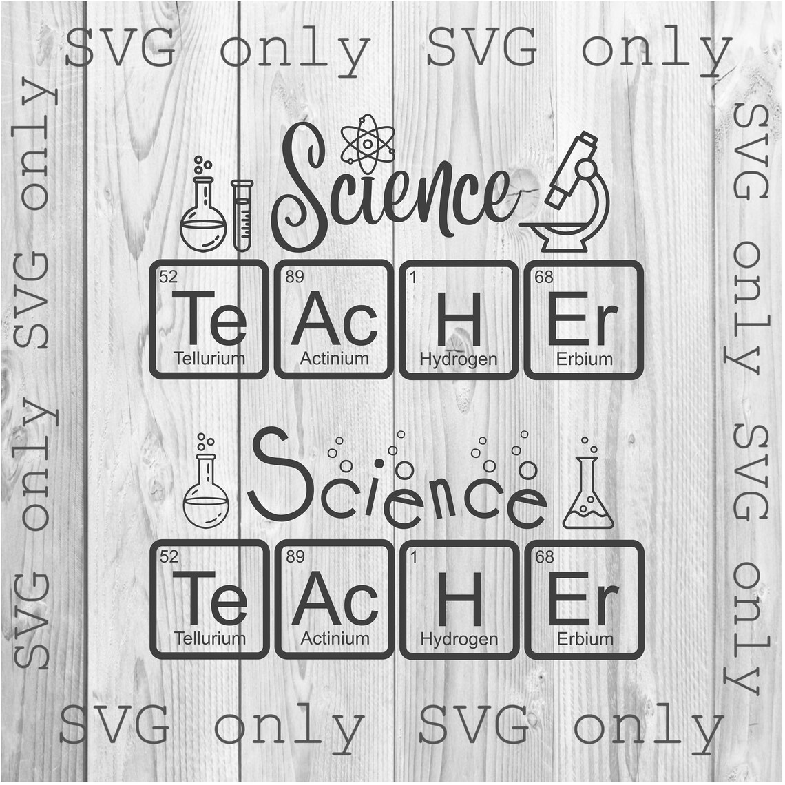 Science Teacher Svg Teacher Periodic Table Svg Teacher Svg | Etsy