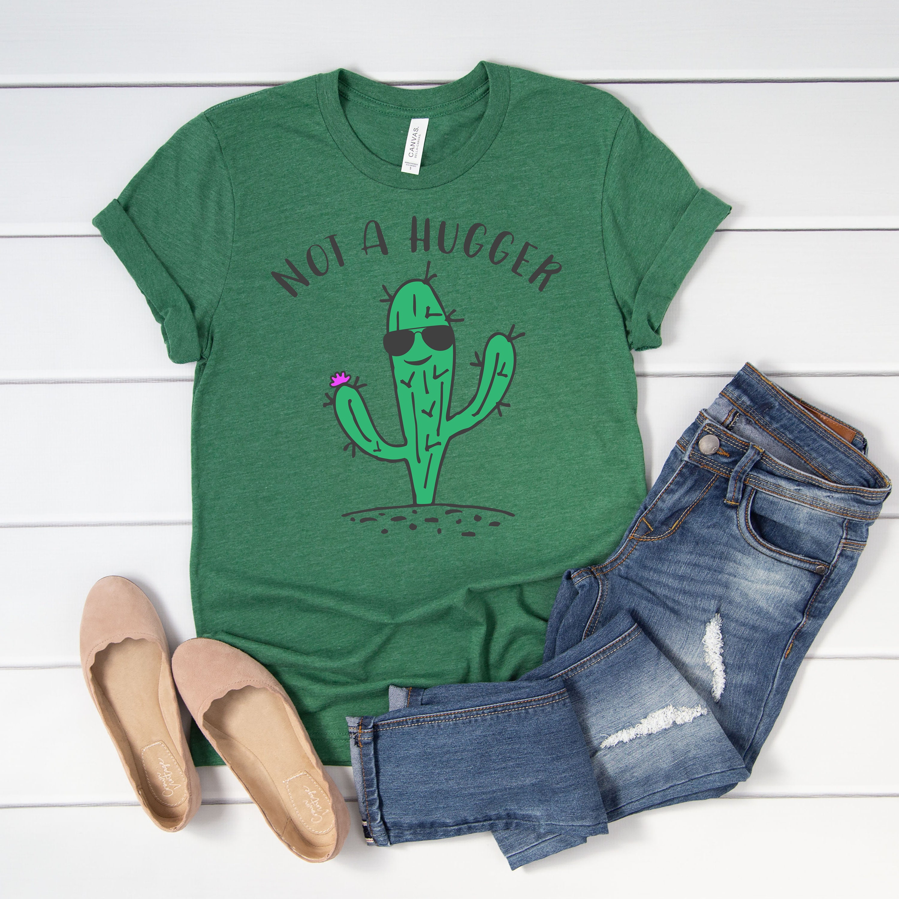 Not A Hugger Svg Cute Cactus Svg Cactus Svg Don't Hug | Etsy