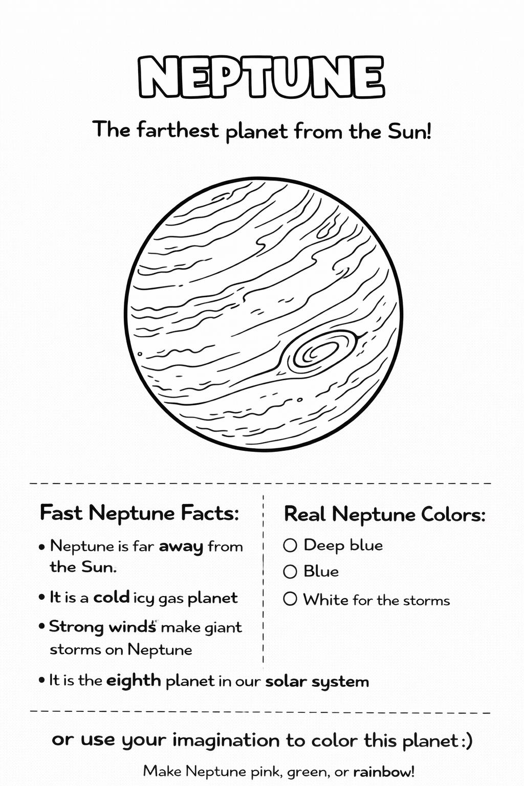 Solar System Coloring Book | Educational Planets Activity (PDF Download ...