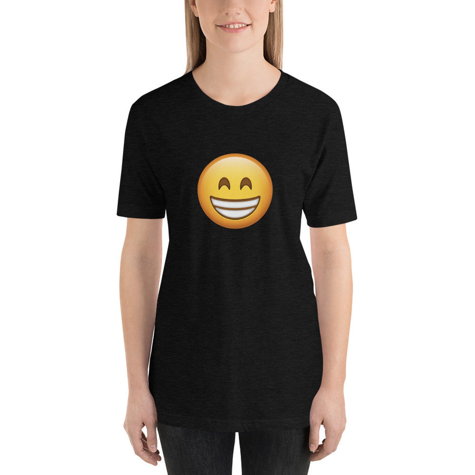 T-shirt Unisexe à manches courtes Emoji - Etsy France