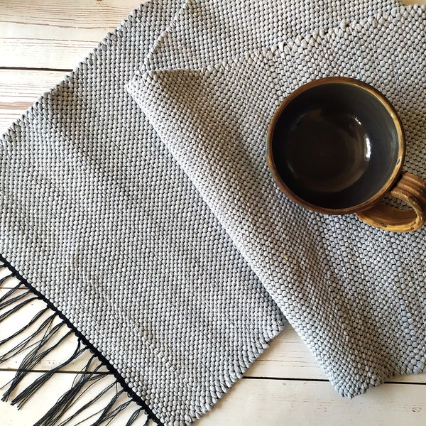 Grey Table Runner - Etsy