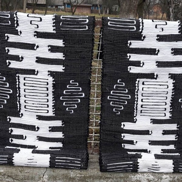 Loom Woven Rag Rugs - Etsy