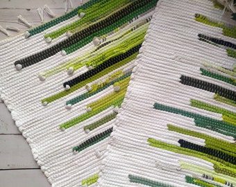 Green Rag Rug | Etsy