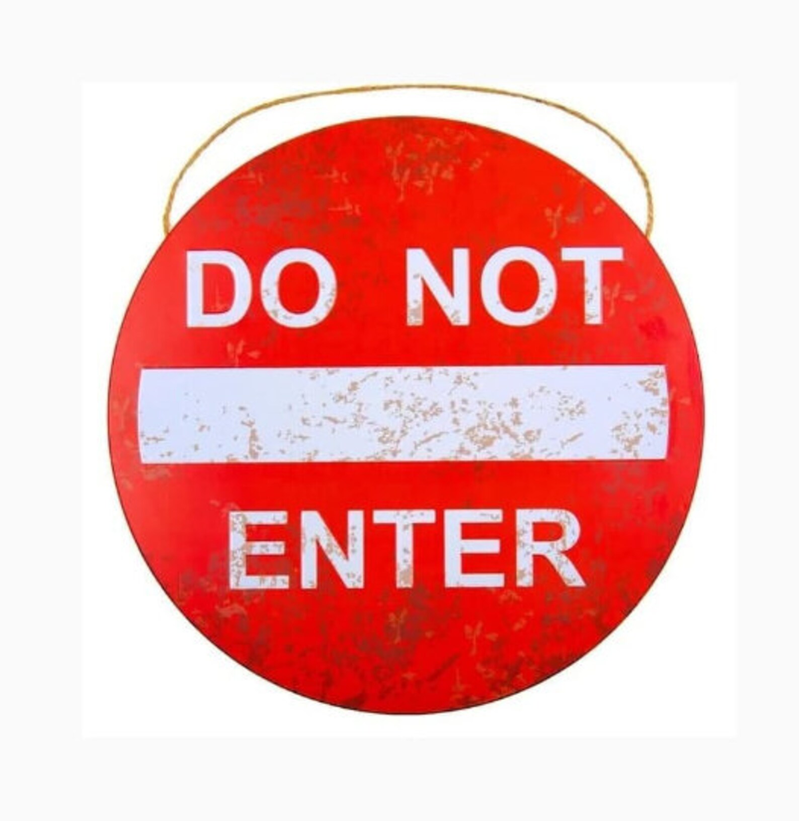 Do Not Entre Sign , Metal Pending Sign, Prohibition Sign - Etsy