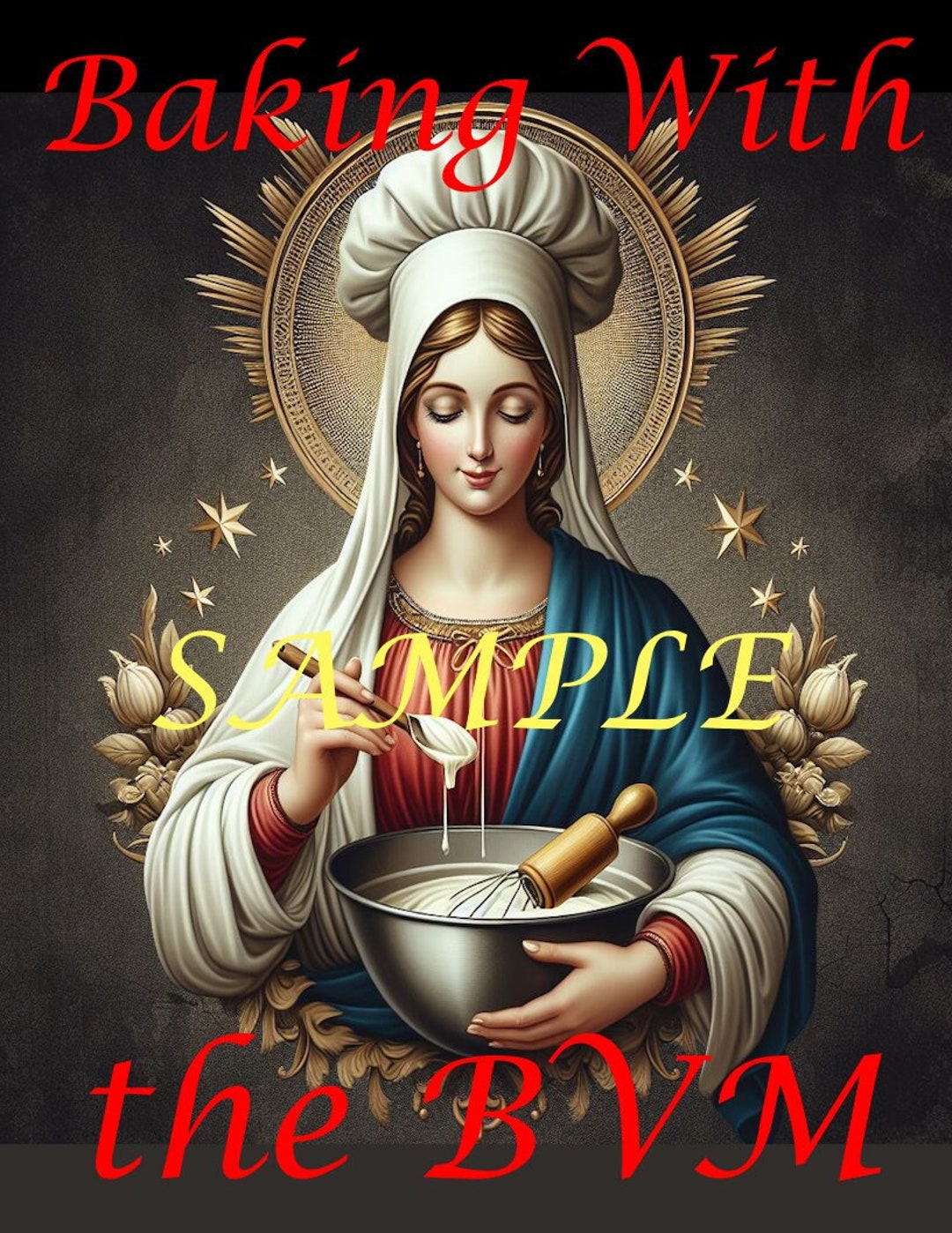 Baking With the BVM New Cover Page - Etsy