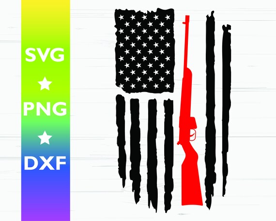 Rifle American Flag Svg Gun Flag Svg Hunting American Flag - Etsy Finland