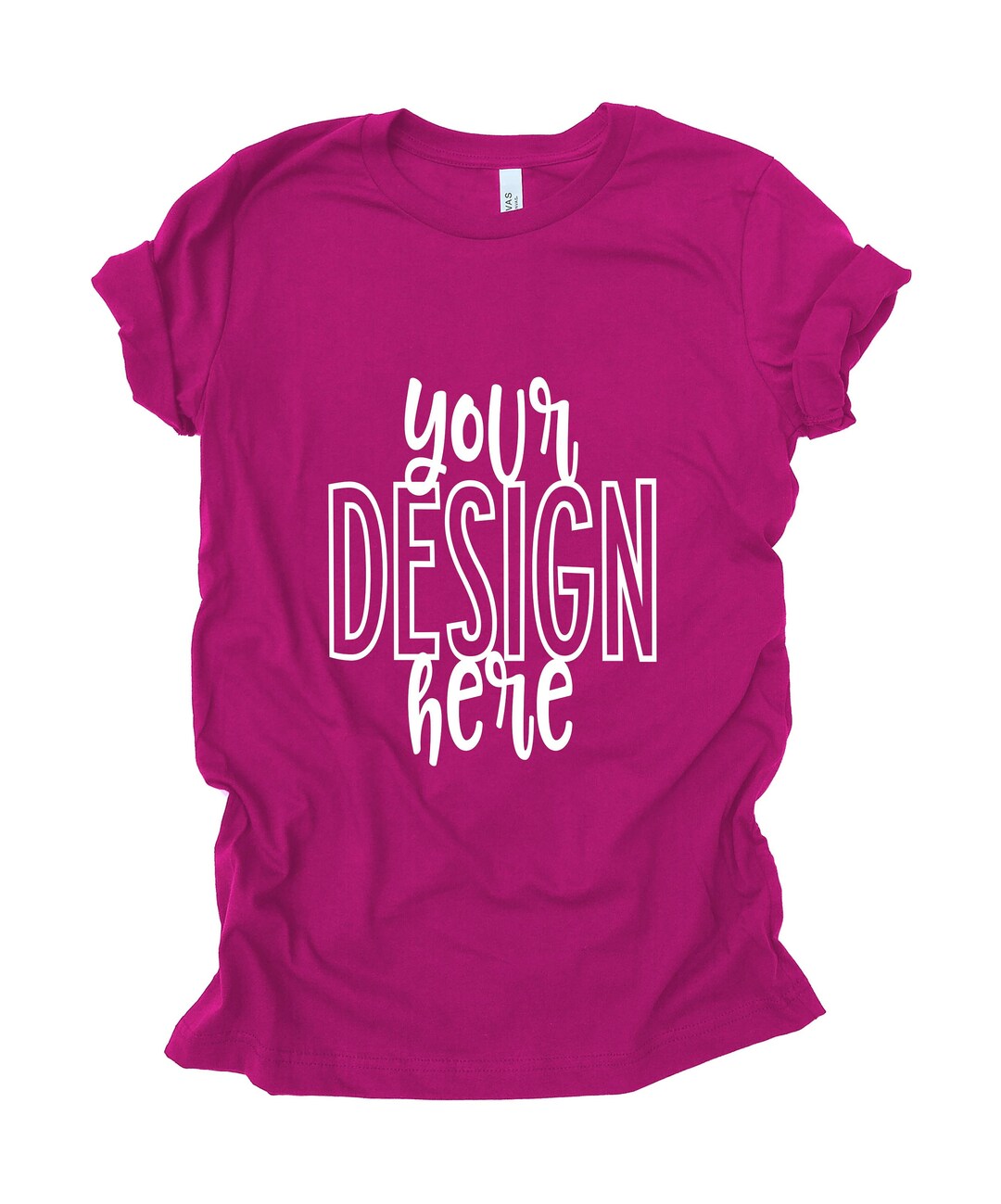 3001 Bella Canvas Berry Flatlay by the Printed Pelican - Etsy