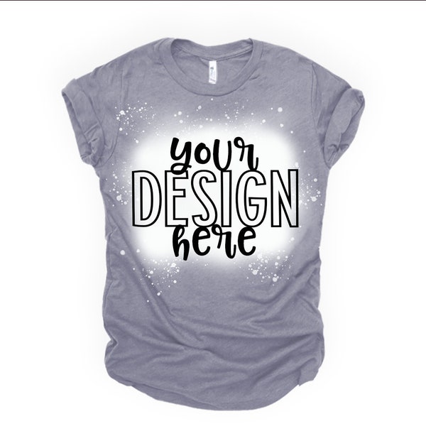 Grey Bleached Shirt - Etsy