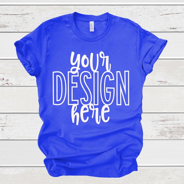 Bella Canvas True Royal - Etsy