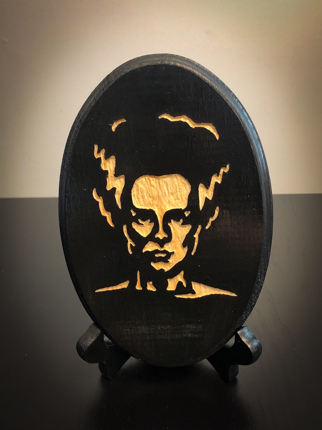 Bride of Frankenstein Plaque - Etsy