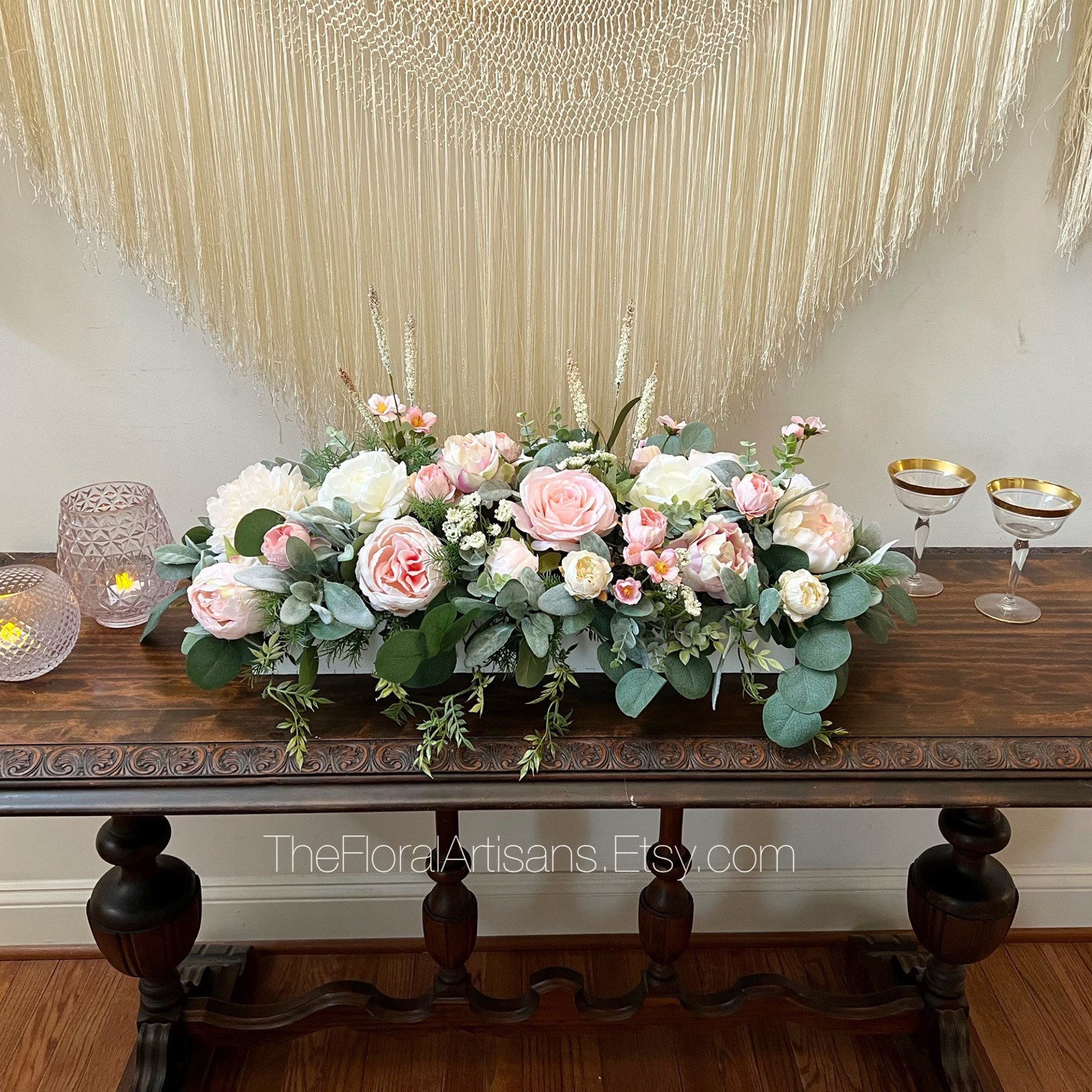 27” Blush/ Pink Floral Arrangement | Floral Arrangement | Sweetheart ...